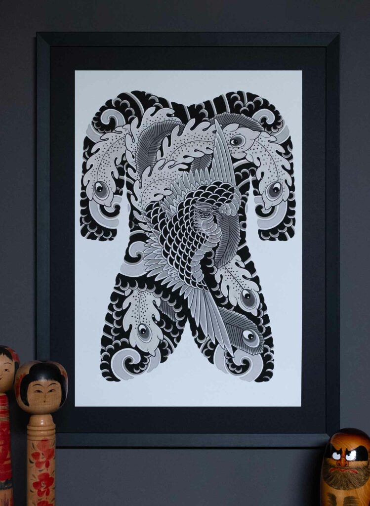 Phoenix Backpiece - Good Old Times Tattoo Japanese tattoo